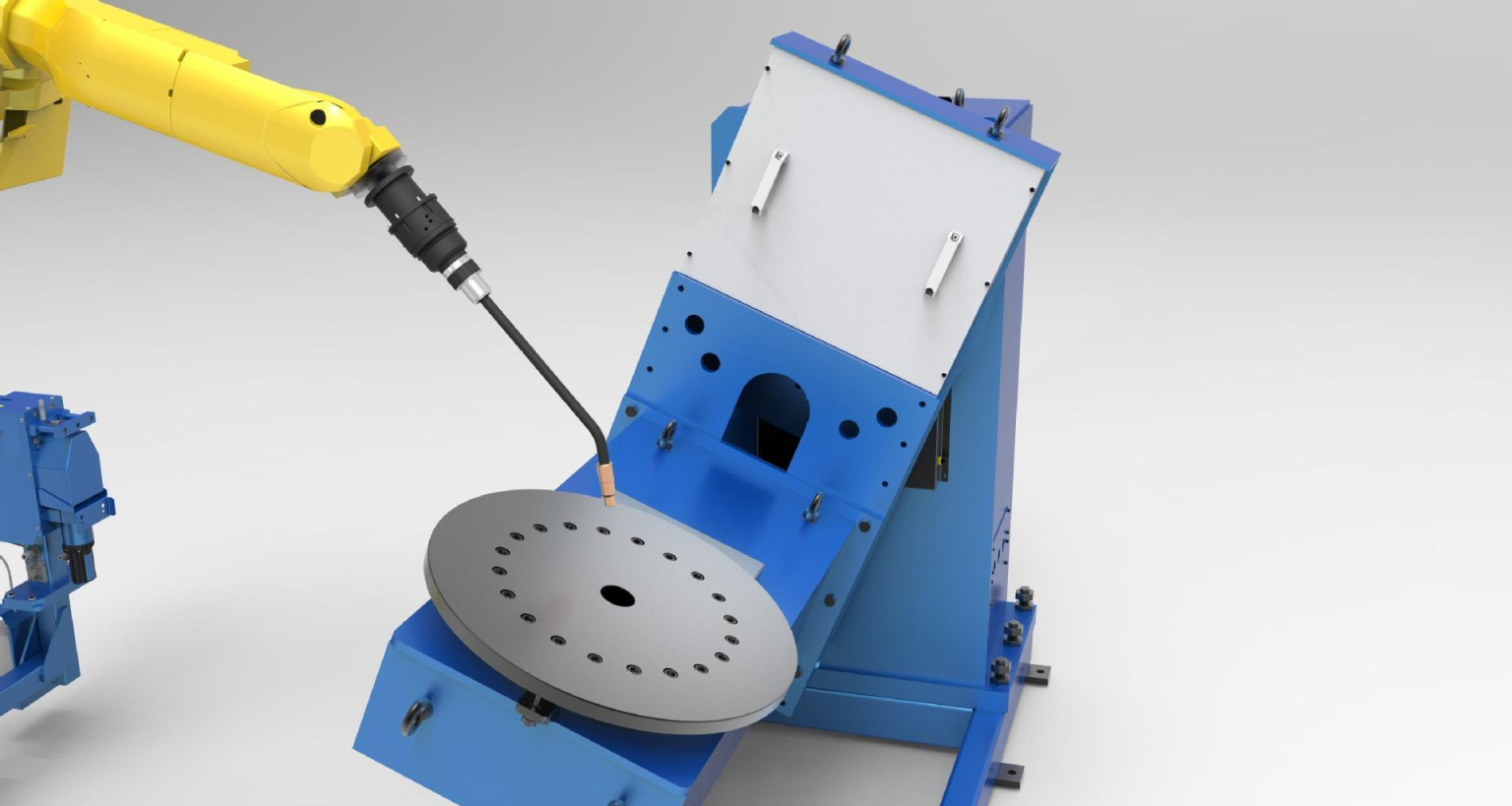 Two Axis L Type Automatic Quality Welding Positioner RotaryTurntable ...