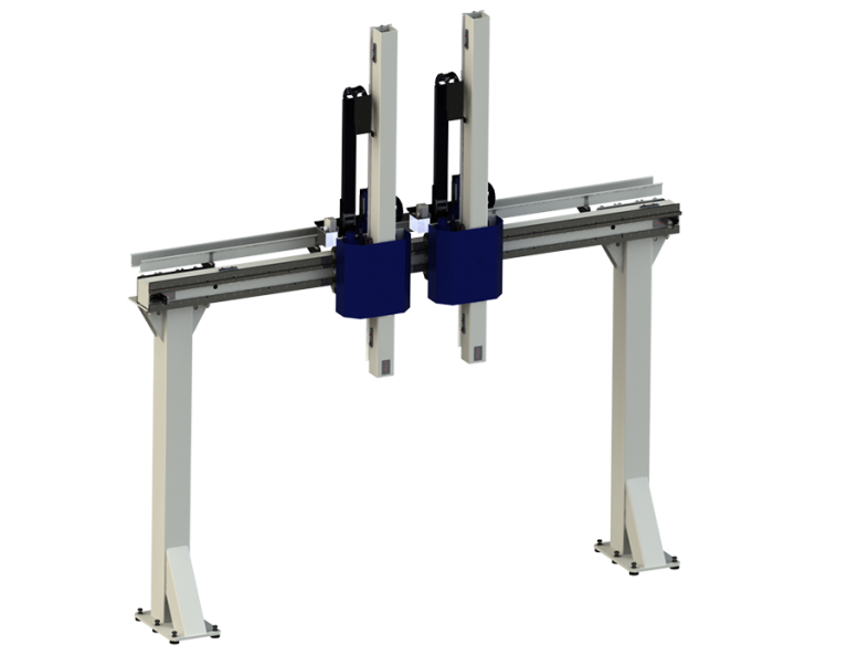 Heavy duty upright cantilever single arm truss robotics gantry system ...