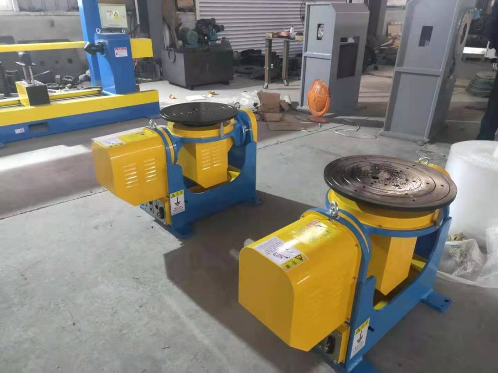 Platform Two Axis Welding Automatic Rotary Table Servo Robot Welding ...