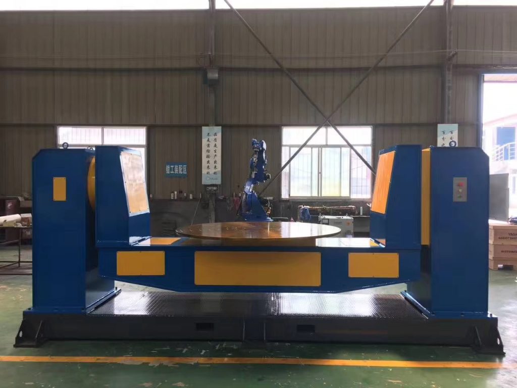 Two Axis U types rotary welding table servo robot Automated welding positioner DWP-U-1000 - ROB ...
