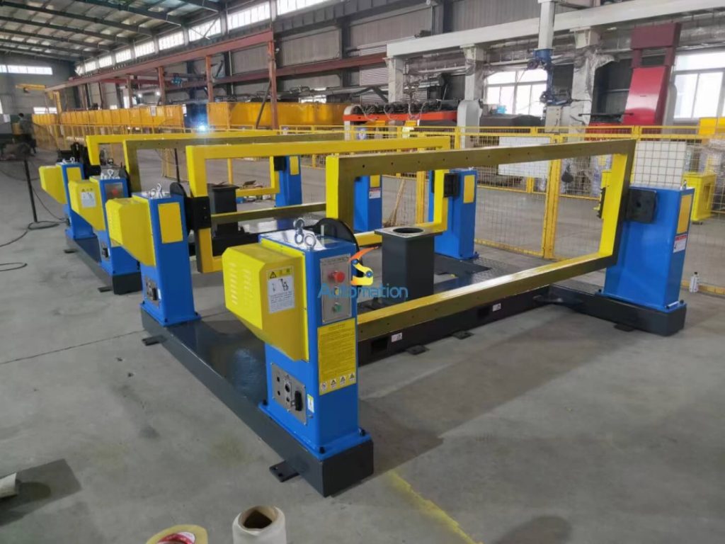 Head And Tail Frame Single Axis Robot rotary table Welding Positioner ...