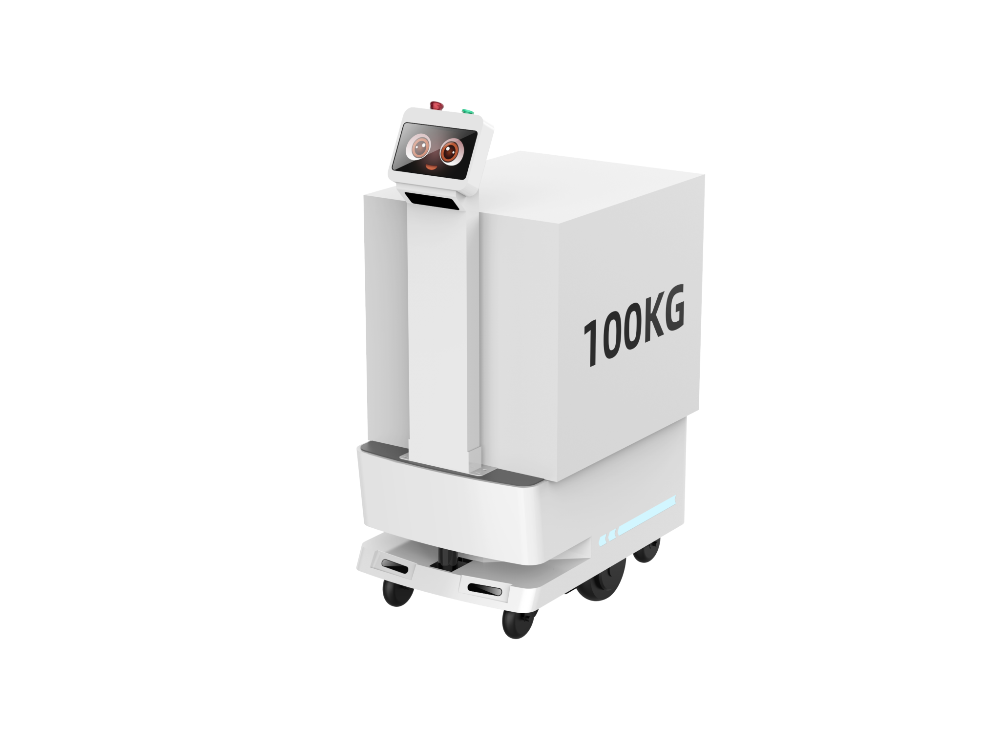 Factory delivery robot 100kg payload capacity robotic transport system ...